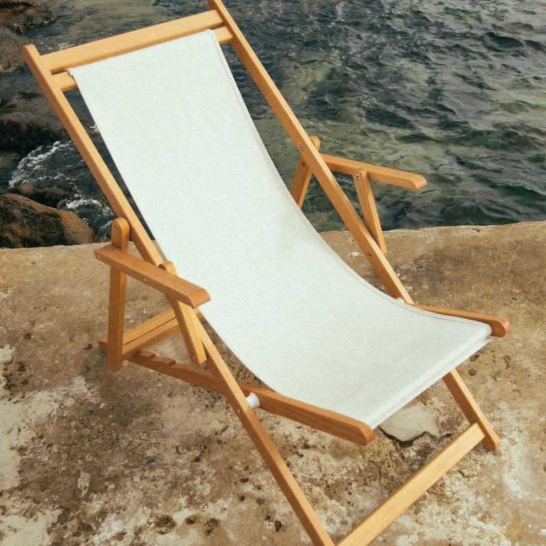 Beppi Sling Chair - chaise en bois – Piscines Spas Etchetera